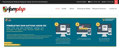 PORTAL DPMPTSP KOTA PEKANBARU